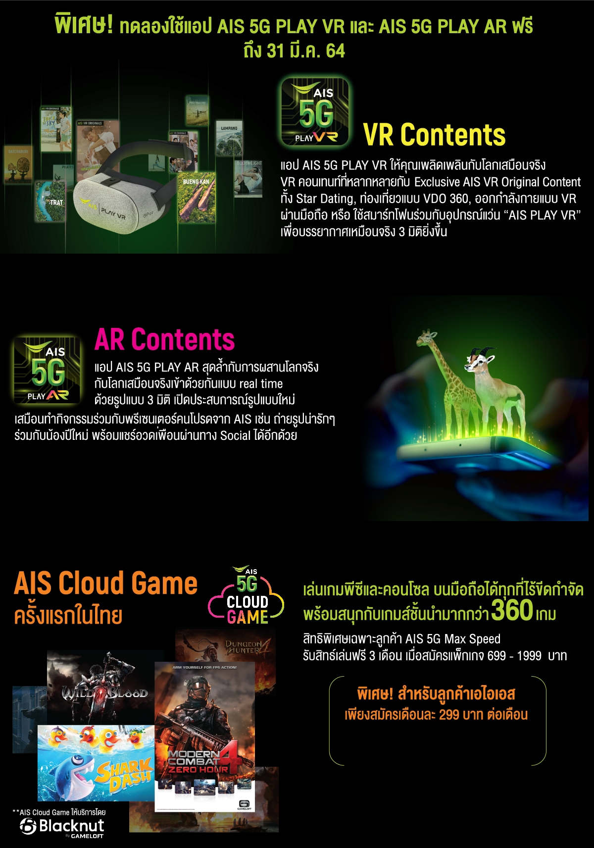 แนะนำโปร AIS รายเดือน น่าสนใจทุกแพ็กเกจประจำเดือนกรกฎาคม 2564