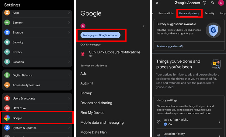 วิธีดู My Activity Google เช็คประวัติการเข้าเว็บ แอพต่างๆ ในมือถือพร้อม ...