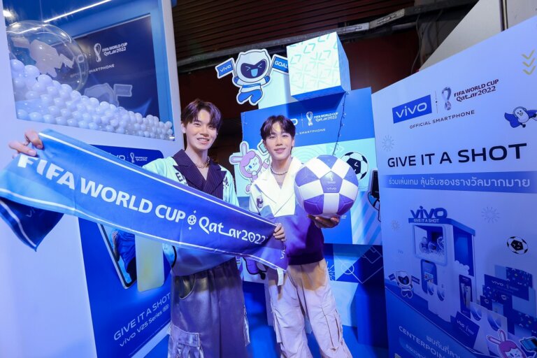 vivo pulls "Yin-War" to show football skills in the middle of Siam ...