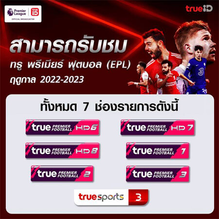 แอพดูบอลสด ครบทุกแมทช์กับ True ID, AIS Play, beIN ราคาเท่าไหร่ในปี 2023