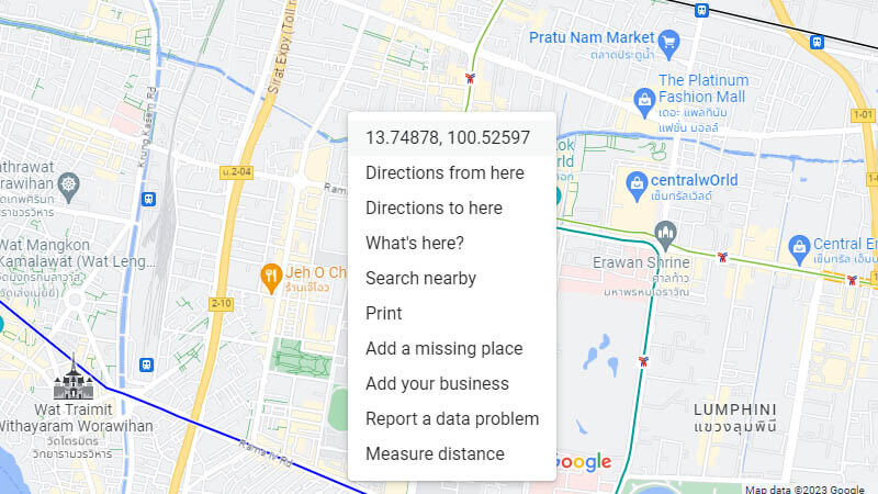 วิธีหาพิกัดละติจูด ลองจิจูดดูยังไงใน Google Maps บนมือถือ/ PC ปี 2023