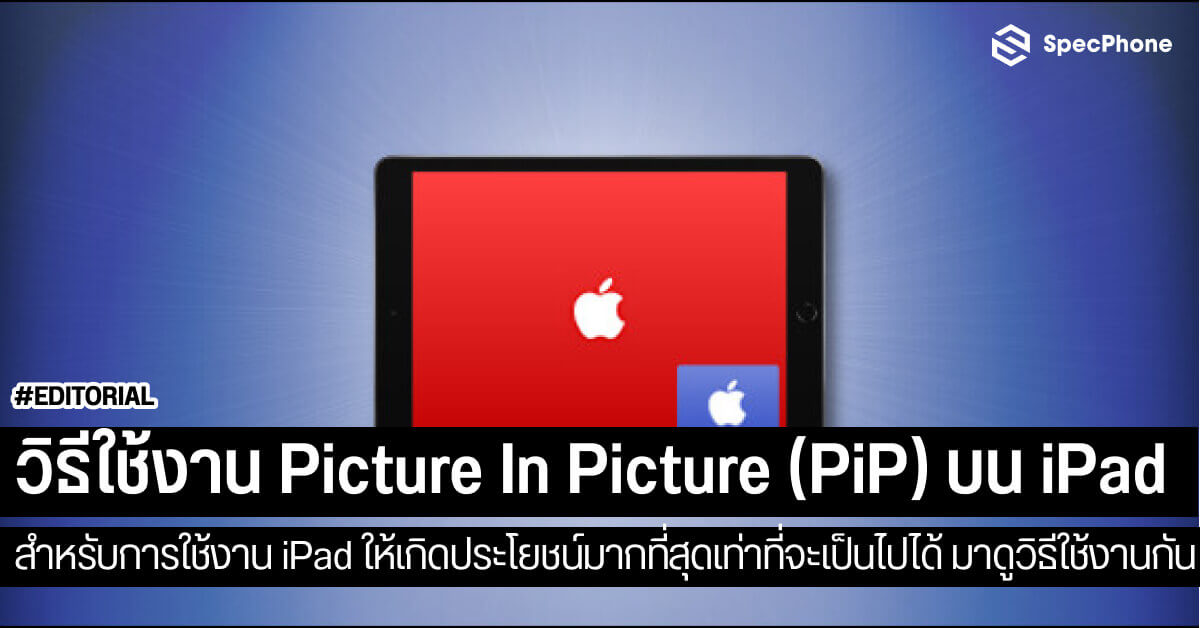 วิธีใช้งานฟีเจอร์ Picture In Picture (PiP) บน iPad