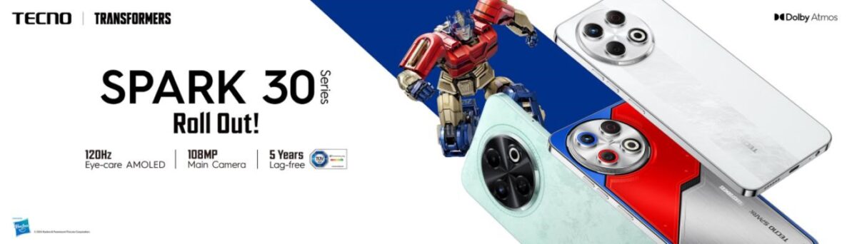 TECNO SPARK 30 Series เปิดตัวพร้อมรุ่นพิเศษ TRANSFORMERS ยกระดับความ ...