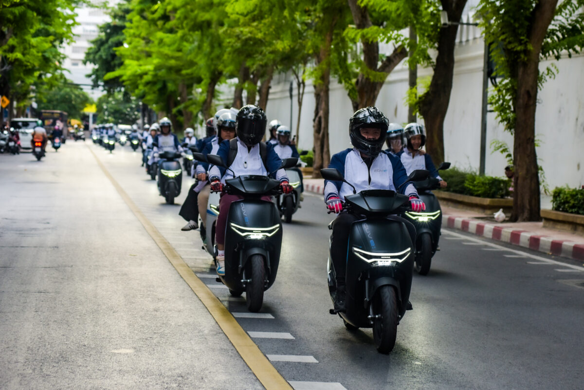 ไทยฮอนด้า ขับเคลื่อนอนาคตรถจักรยานยนต์ไฟฟ้า พร้อมนำ New Honda CUV e ...
