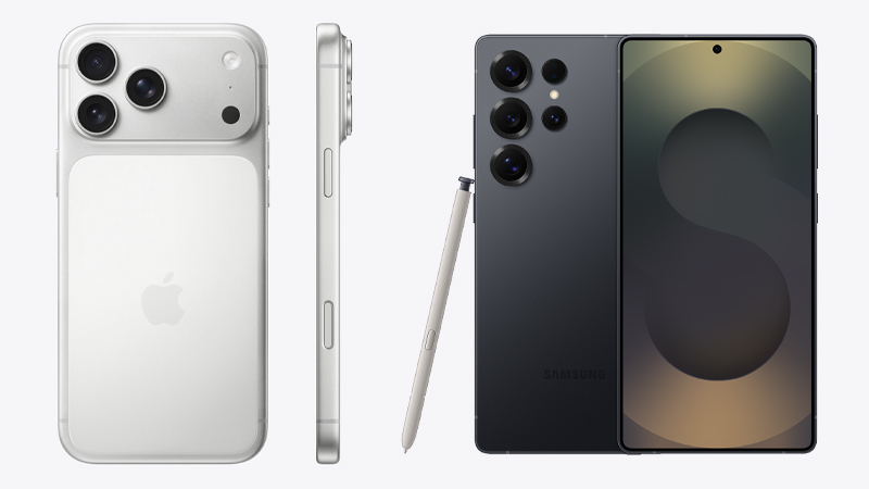 เปรียบเทียบ iPhone 17 Pro Max vs Samsung Galaxy S25 Ultra ต่างกันแค่ไหน ...